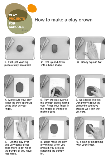How to make a clay crown | Teaching Resources