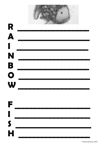 RAINBOW FISH TEACHING RESOURCE STORY SACK EYFS KS1 | Teaching Resources