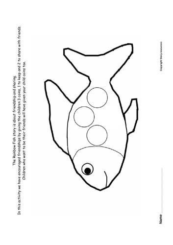 RAINBOW FISH TEACHING RESOURCE STORY SACK EYFS KS1 | Teaching Resources