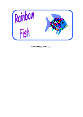 RAINBOW FISH TEACHING RESOURCE STORY SACK EYFS KS1 | Teaching Resources