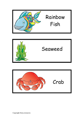 RAINBOW FISH TEACHING RESOURCE STORY SACK EYFS KS1 | Teaching Resources