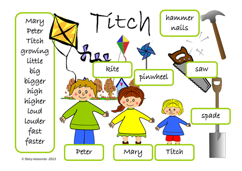 TITCH TEACHING RESOURCE STORY SACK GROWING EYFS KS1 SPRING | Teaching ...