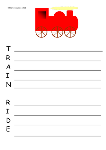 THE TRAIN RIDE STORY SACK TEACHING RESOURCE KS1 EYFS | Teaching Resources