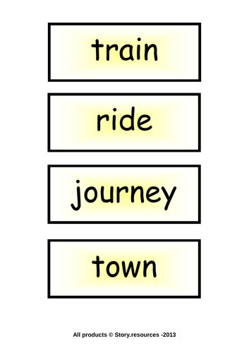 THE TRAIN RIDE STORY SACK TEACHING RESOURCE KS1 EYFS | Teaching Resources