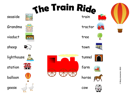 THE TRAIN RIDE STORY SACK TEACHING RESOURCE KS1 EYFS | Teaching Resources