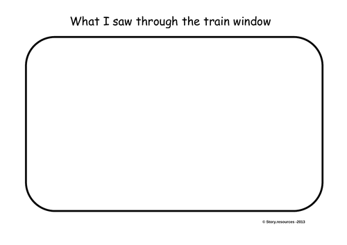 THE TRAIN RIDE STORY SACK TEACHING RESOURCE KS1 EYFS | Teaching Resources