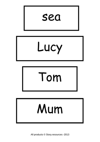 LUCY AND TOM AT THE SEASIDE STORY BOOK RESOURCES EYFS KS1 | Teaching ...