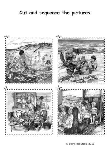 LUCY AND TOM AT THE SEASIDE STORY BOOK RESOURCES EYFS KS1 | Teaching ...