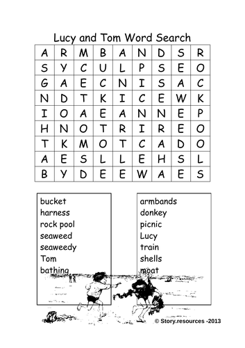 LUCY AND TOM AT THE SEASIDE STORY BOOK RESOURCES EYFS KS1 | Teaching ...