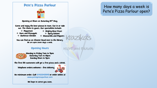 English Functional Skills- Entry Level 2 - Reading - PowerPoint Lesson ...