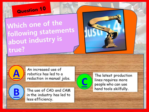 Design Technology Quiz | Teaching Resources