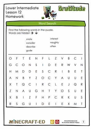 The gratitude bundle PPT lesson 7-9 years with Homework & Preview ...