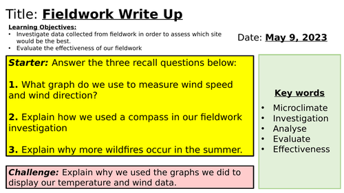 Weather and Climate - Whole Unit | Teaching Resources