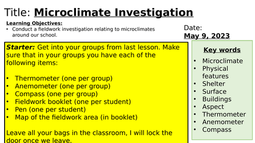 Weather and Climate - Whole Unit | Teaching Resources