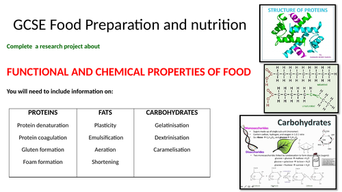 Stand alone Year 10 GCSE Food Preparation and Nutrition lessons ...