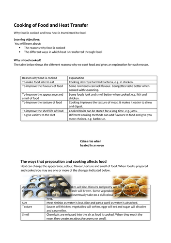 Stand alone Year 10 GCSE Food Preparation and Nutrition lessons ...