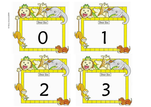 DEAR ZOO STORY BOOK RESOURCES EYFS CRATES AND STICK PUPPPETS KS1 ...