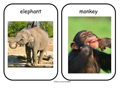 DEAR ZOO STORY BOOK RESOURCES EYFS CRATES AND STICK PUPPPETS KS1 ...