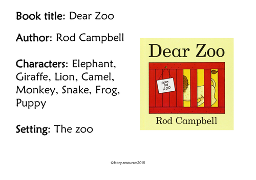 DEAR ZOO STORY BOOK RESOURCES EYFS CRATES AND STICK PUPPPETS KS1 ... DEAR ZOO STORY BOOK RESOURCES EYFS CRATES AND STICK PUPPPETS KS1 ...