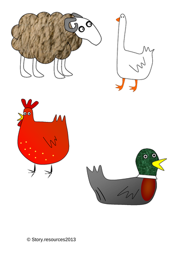 WHAT THE LADYBIRD HEARD STICK PUPPETS EYFS KS1 STORY BOOK RESOURCES ...