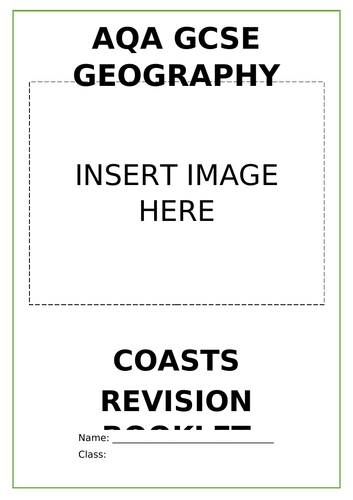 AQA GCSE GEOGRAPHY COASTS REVISION BOOKLET GRADE 9-1 | Teaching Resources AQA GCSE GEOGRAPHY COASTS REVISION BOOKLET GRADE 9-1 | Teaching Resources