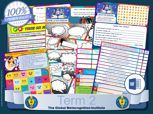 Student Reflection Worksheets (Start, Middle & End of Term) [DIRT ...