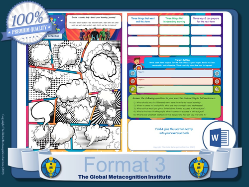 Student Reflection Worksheets (Start, Middle & End of Term) [DIRT ...