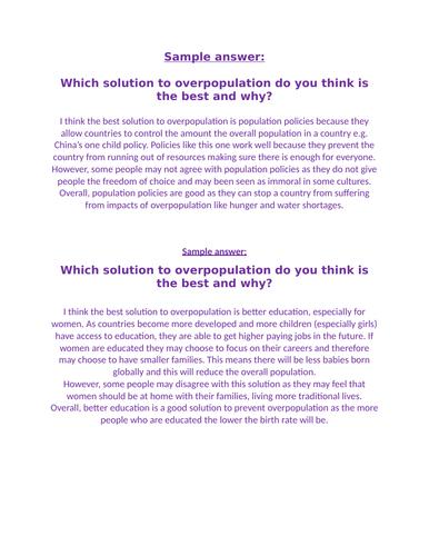What is overpopulation and how does it impact the world? | Teaching ...