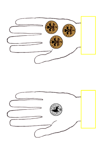 MONEY PAIRS MONEY MATS AND MONEY IN HANDS EYFS KS1 | Teaching Resources