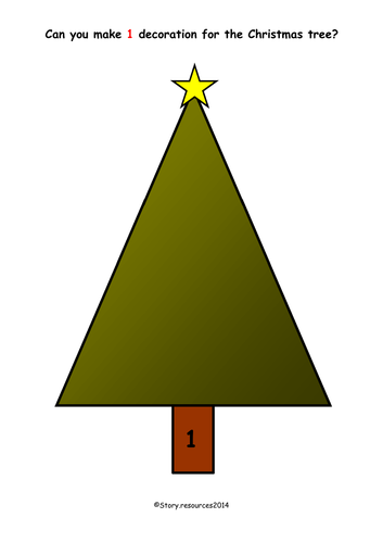 CHRISTMAS MATHS NUMBERS SET EYFS | Teaching Resources