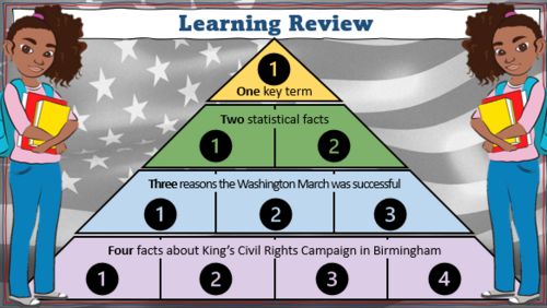 Martin Luther King Washington March - USA Conflict Home & Abroad - GCSE ...