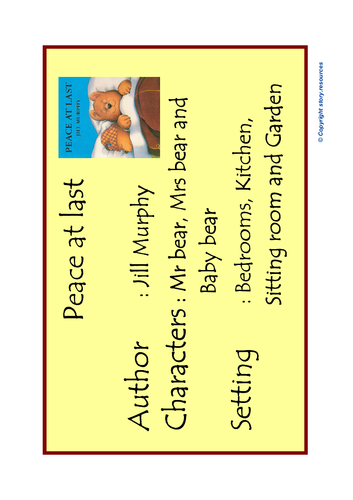 PEACE AT LAST RESOURCES EYFS LITERACY LETTERS AND SOUNDS PHASE 1 ...