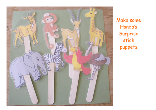 HANDA'S SURPRISE STORY BOOK TEACHING RESOURCES EYFS KS1 | Teaching ...