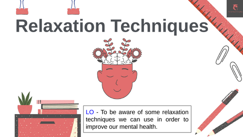 Relaxation Mental Health Tutorial / Assembly | Teaching Resources