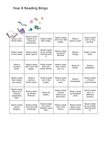 Reading Bingo - Reward Incentive | Teaching Resources