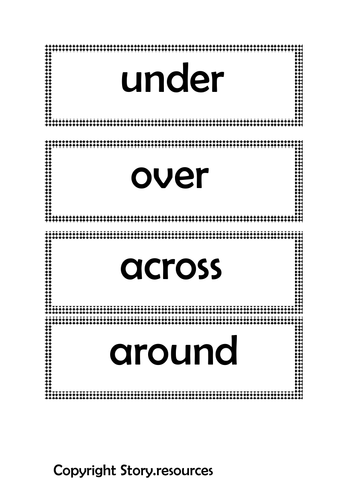 ROSIES WALK STORY BOOK RESOURCE EYFS KS1 PREPOSITIONS LITERACY ...