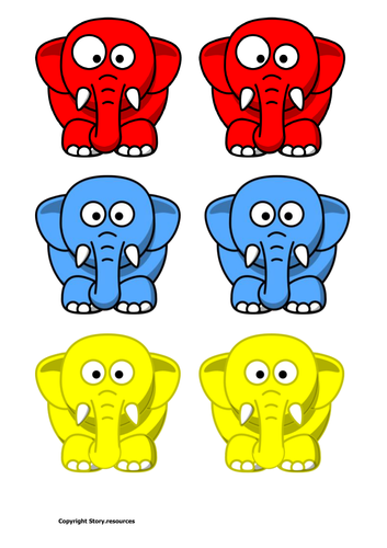 ELMER THE ELEPHANT COLOURS STORY BOOK RESOURCE LITERACY EYFS KS1 ...
