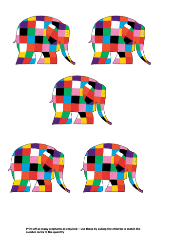 ELMER THE ELEPHANT COLOURS STORY BOOK RESOURCE LITERACY EYFS KS1 ...