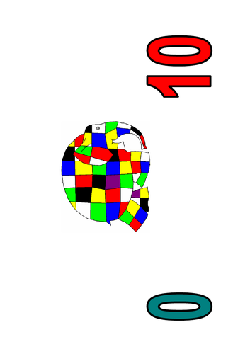 ELMER THE ELEPHANT COLOURS STORY BOOK RESOURCE LITERACY EYFS KS1 ...