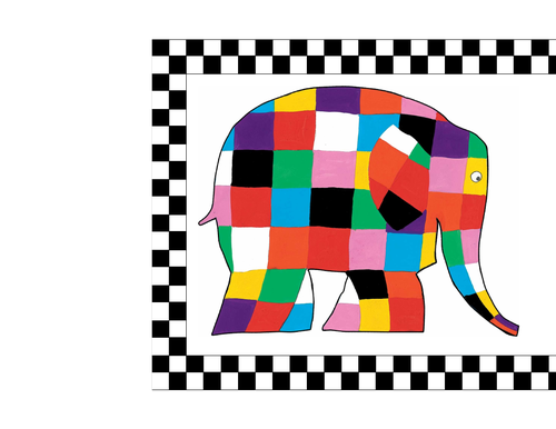 ELMER THE ELEPHANT COLOURS STORY BOOK RESOURCE LITERACY EYFS KS1 ...