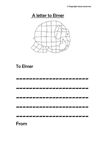 ELMER THE ELEPHANT COLOURS STORY BOOK RESOURCE LITERACY EYFS KS1 ...