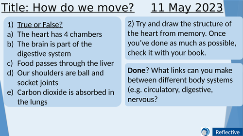KS3 Human Body Unit | Teaching Resources