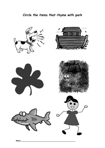 SHARK IN THE PARK STORY BOOK TEACHING RESOURCE LITERACY EYFS KS1 ...