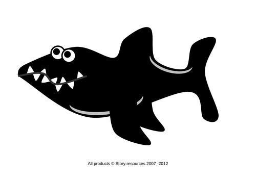 SHARK IN THE PARK STORY BOOK TEACHING RESOURCE LITERACY EYFS KS1 ...