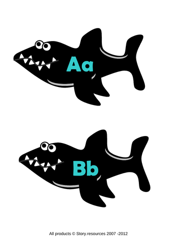 SHARK IN THE PARK STORY BOOK TEACHING RESOURCE LITERACY EYFS KS1 ...