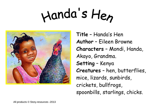 HANDAS HEN STORY BOOK TEACHING RESOURCE LITERACY AFRICA MULTICULTURAL ...