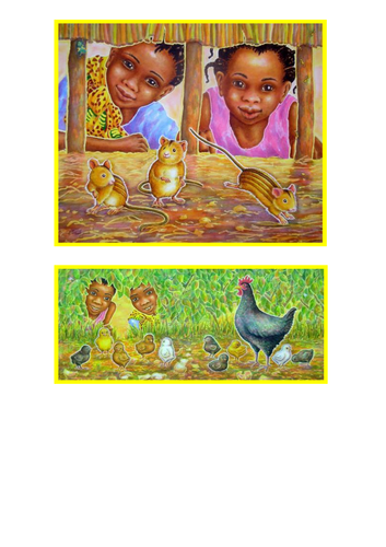HANDAS HEN STORY BOOK TEACHING RESOURCE LITERACY AFRICA MULTICULTURAL ...