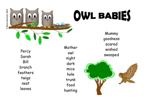 OWL BABIES RESOURCES STORY BOOK LITERACY EYFS KS1 | Teaching Resources