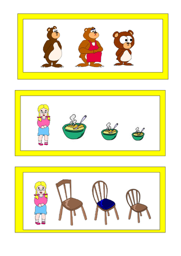 GOLDILOCKS AND THE 3 BEARS FAIRYTALE TRADITIONAL TALES EYFS KS1 STORY ...