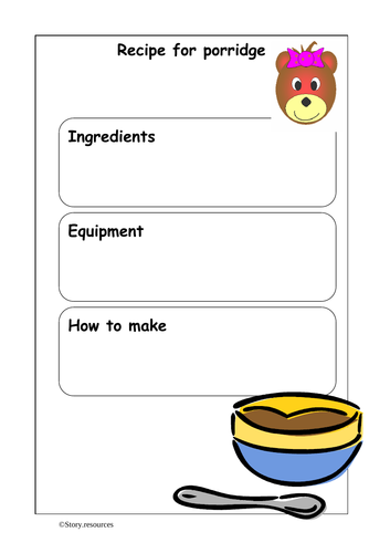 GOLDILOCKS AND THE 3 BEARS FAIRYTALE TRADITIONAL TALES EYFS KS1 STORY ...